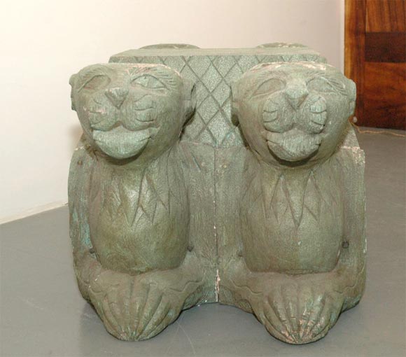 Carved Lion's Head Coffee Table at 1stDibs | lion coffee table, lions ...